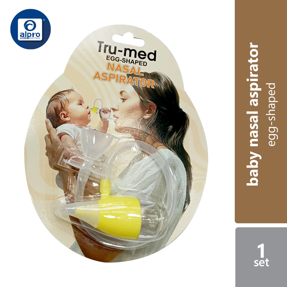 Tru-Med Egg Shaped Nasal Aspirator 1s | Remove Nasal Secretions