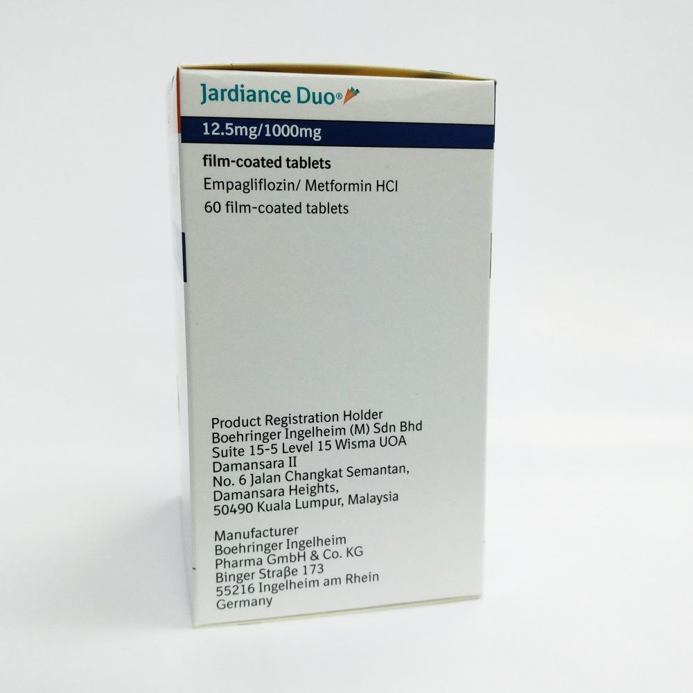 Jardiance Duo 12.5/1000mg 6x10s - Alpro Pharmacy