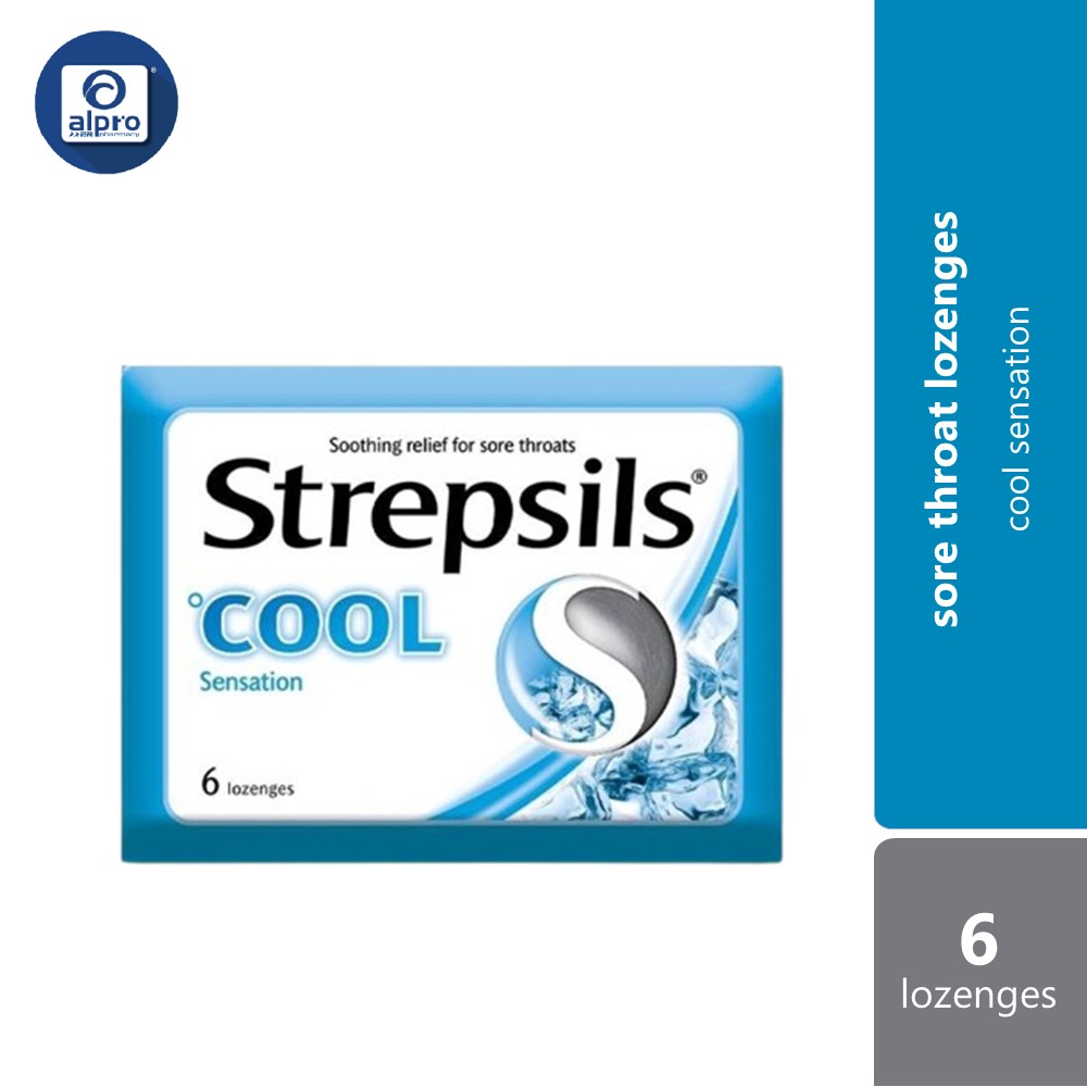 Strepsils Cool 6s | Soothing Effective Relief for Throat - Alpro