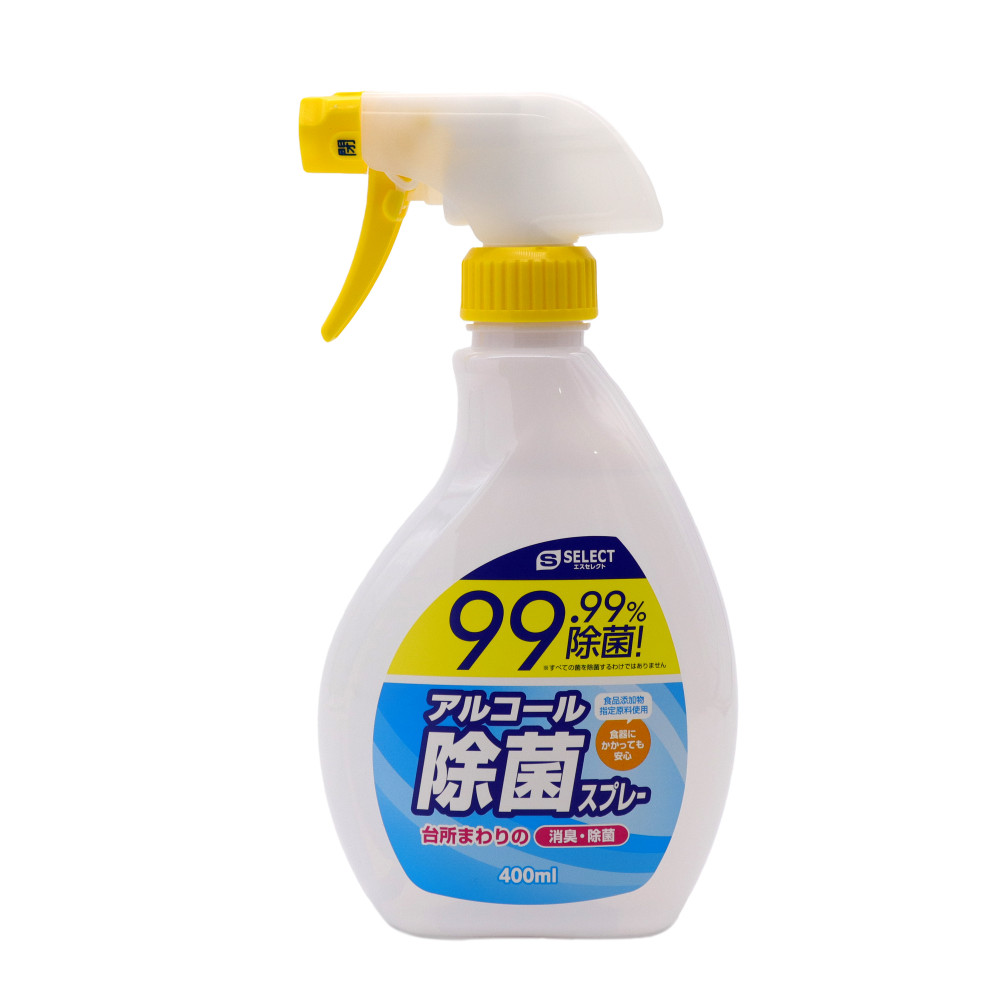 Sugi S Select Alcohol Sterilization Cleaner 400ml | Kitchen