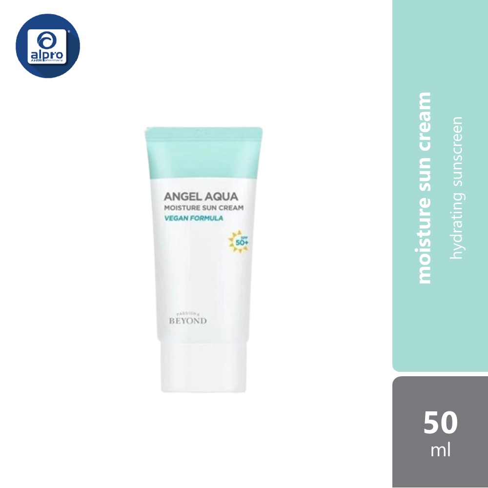 Beyond Angel Aqua Moisture Sun Cream 50ml | Cooling Effect - Alpro